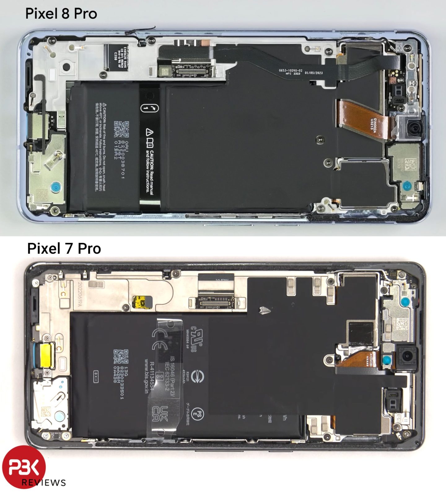 Pixel 8 Pro teardown reveals better cooling, interior “Google” branding ...