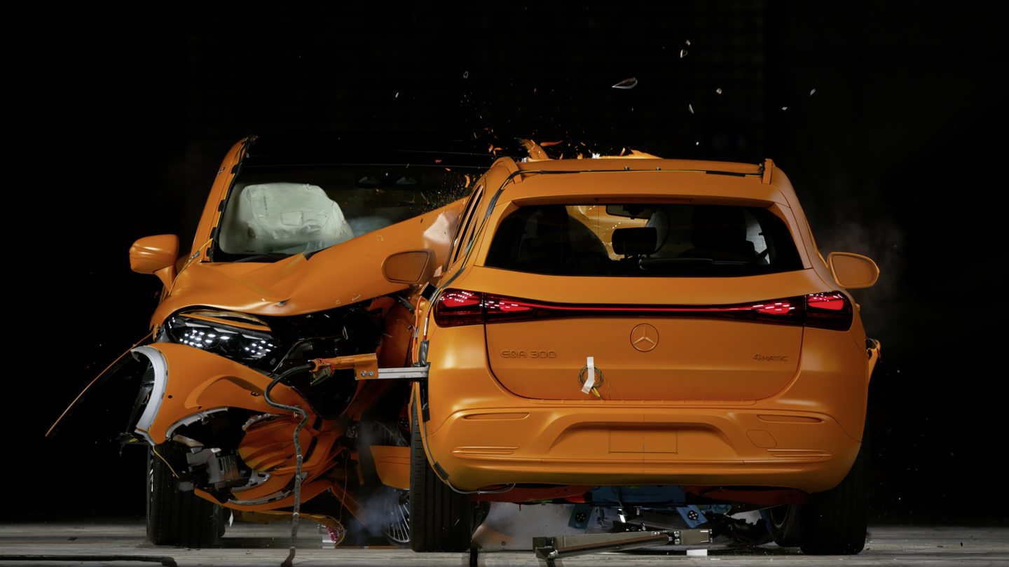 The brutality of this EV crash test was shocking, but both cars passed ...