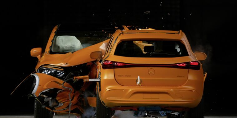 The brutality of this EV crash test was shocking, but both cars passed ...