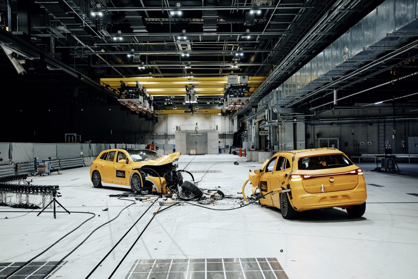 The brutality of this EV crash test was shocking, but both cars passed ...