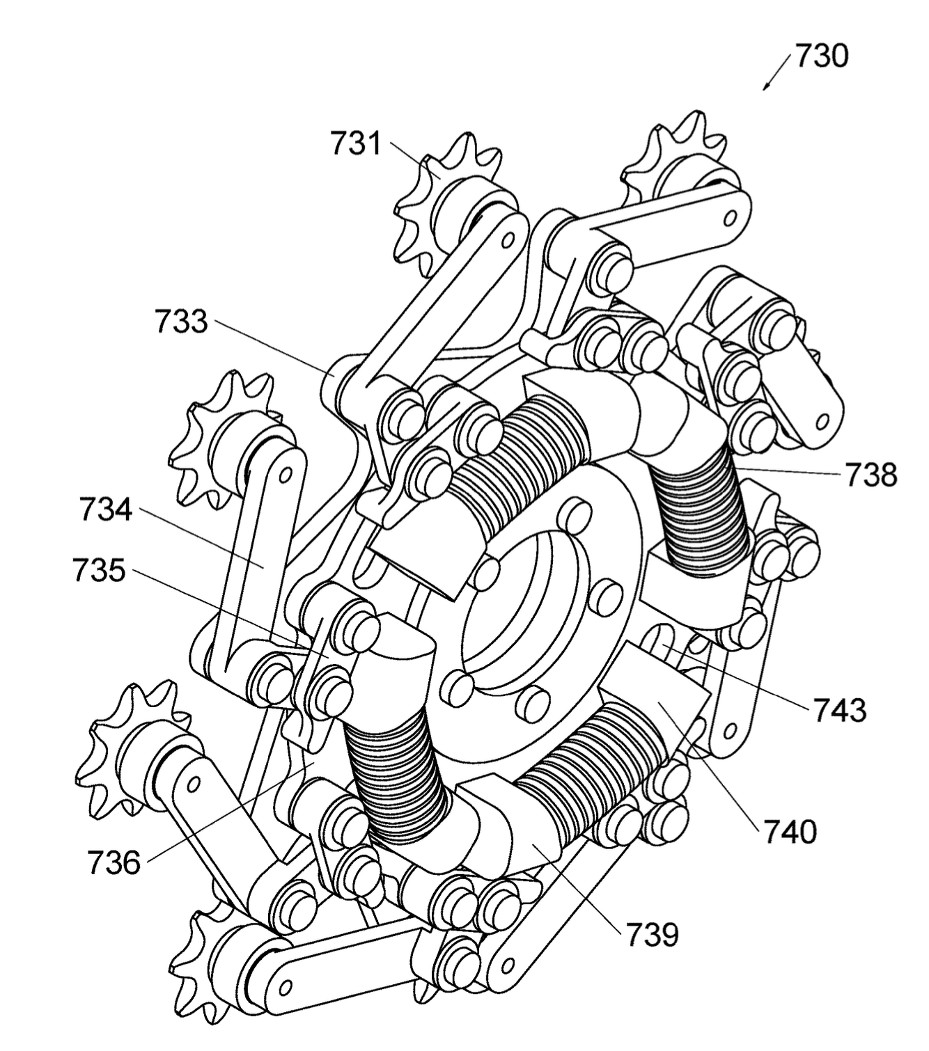 Automatic bike transmission concept is wild and spiky—and could be a ...