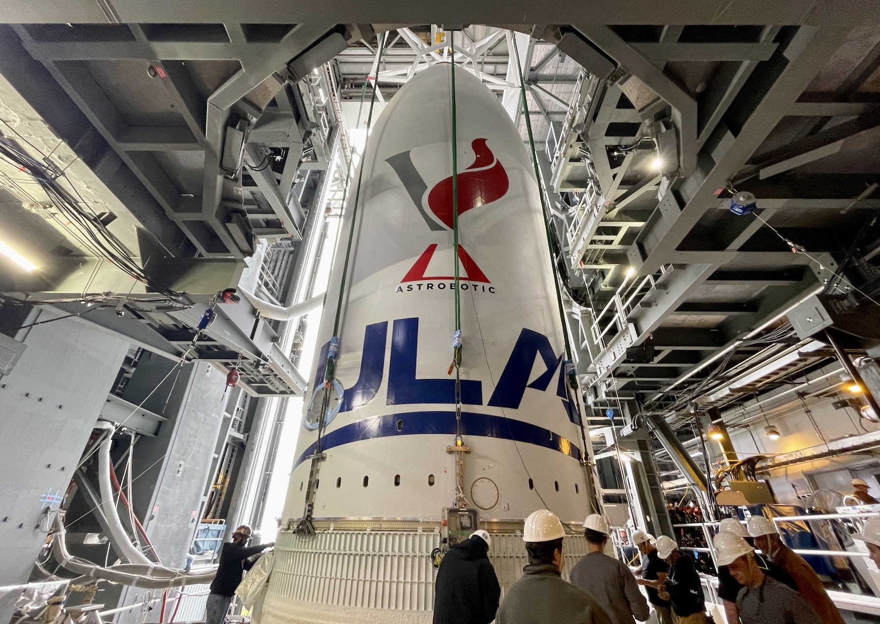 For the first time, ULA’s Vulcan rocket is fully stacked at Cape ...