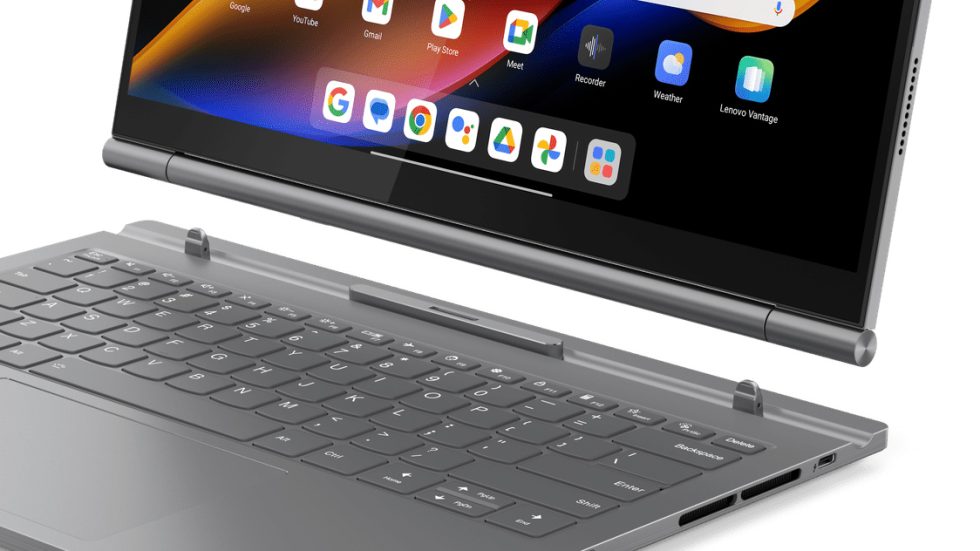 Detachable Lenovo laptop is two separate computers, runs Windows and ...