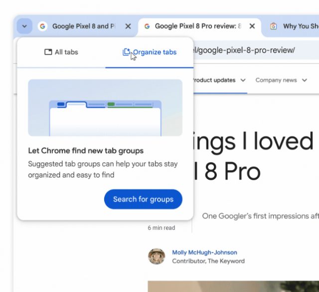 Chrome can now organize your tab bar for you - Ars Technica
