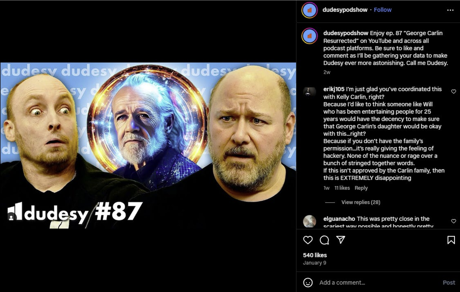 Following lawsuit, rep admits “AI” George Carlin was human-written ...