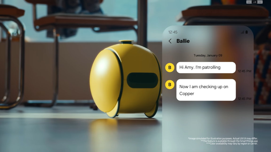 Samsung’s “Ballie” home robot is back, way bigger, and headed to ...