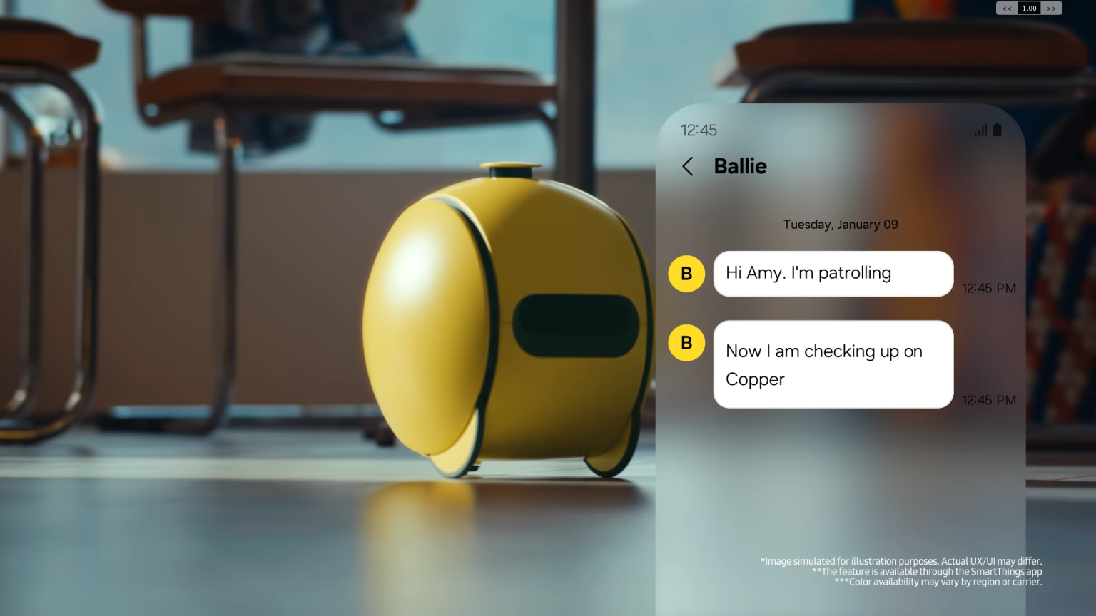 Samsung’s “Ballie” home robot is back, way bigger, and headed to production - Ars Technica