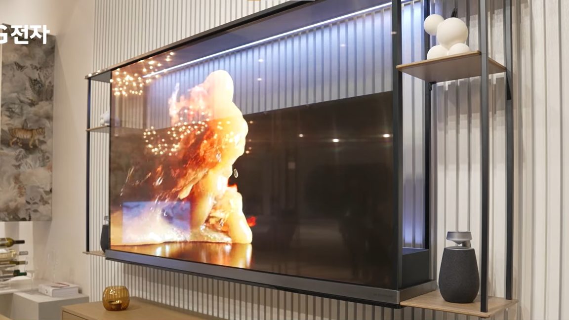 LG OLED T is a transparent 77-inch TV that will arrive in 2024 - Ars ...