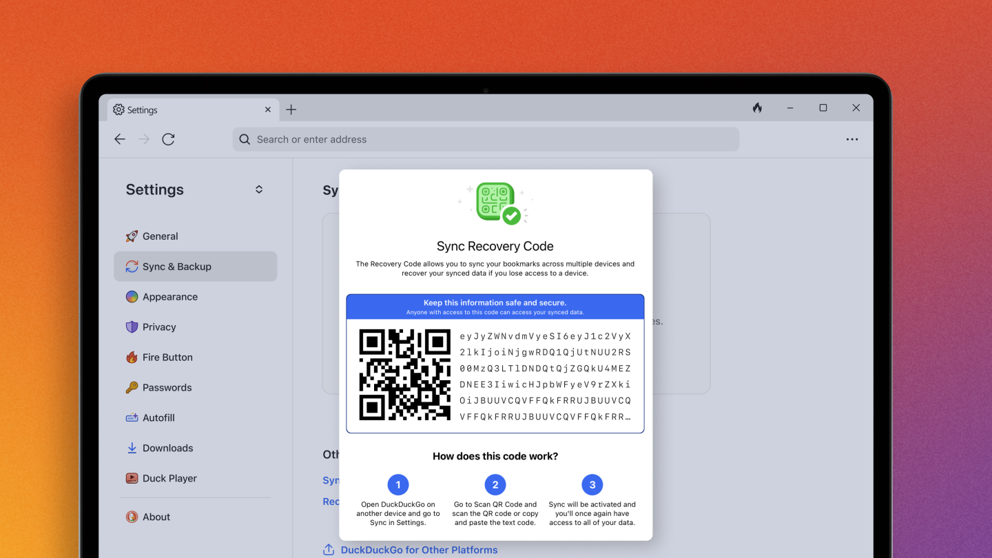 DuckDuckGo’s browser adds encrypted, privacy-minded syncing and backup ...
