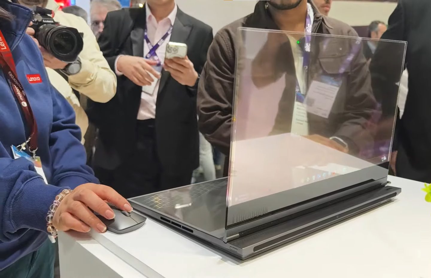 Transparent Micro LED searches for purpose in Lenovo’s concept laptop ...