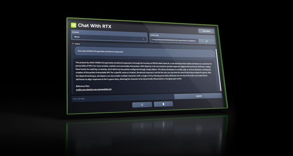 Nvidia’s “Chat With RTX” is a ChatGPT-style app that runs on your own ...