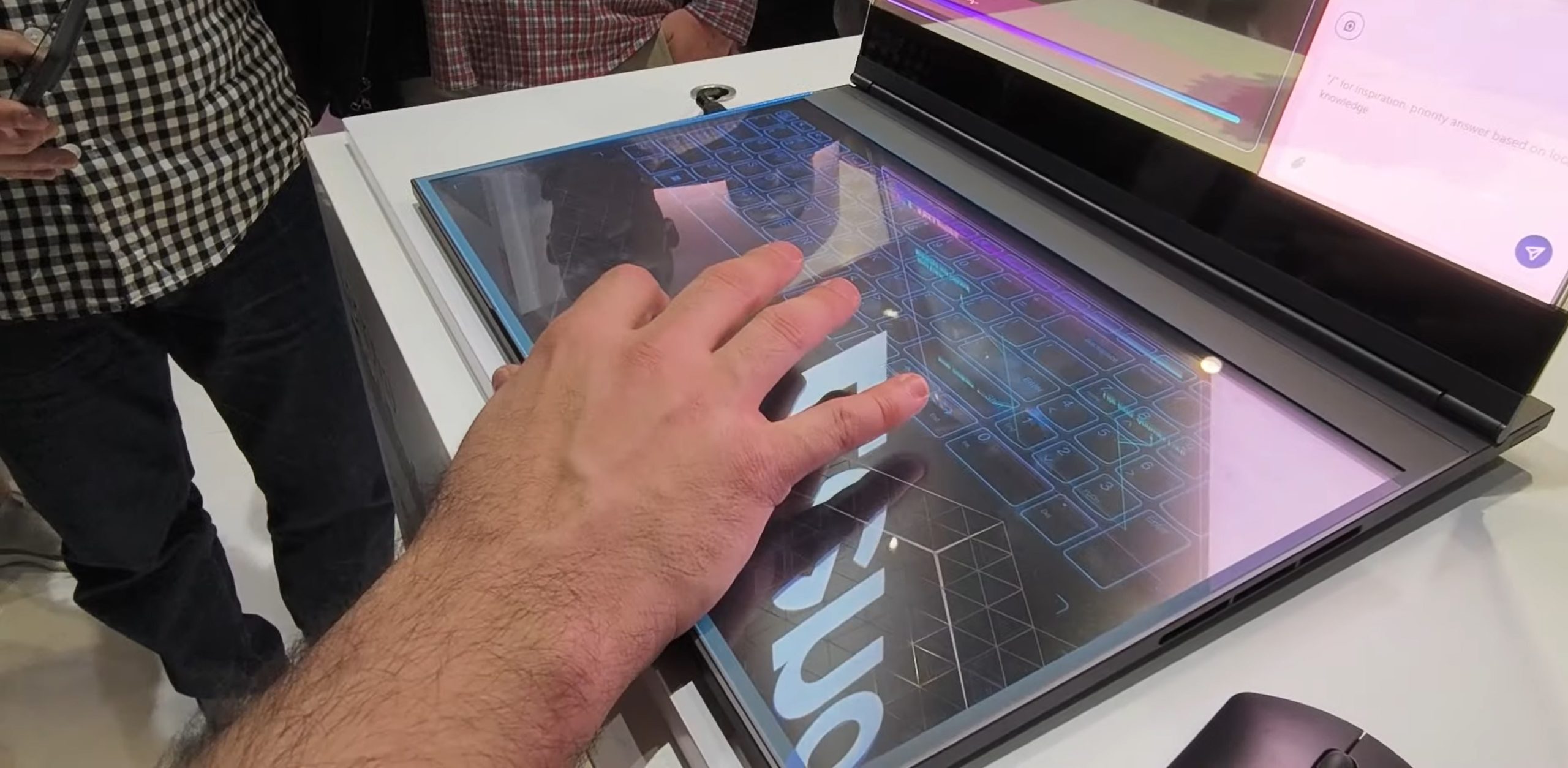 Transparent Micro LED searches for purpose in Lenovo’s concept laptop ...