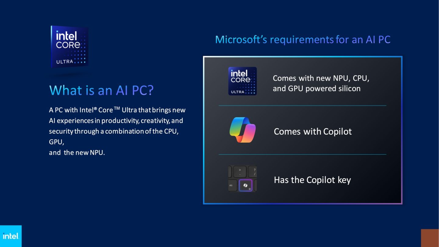 Intel, Microsoft discuss plans to run Copilot locally on PCs instead of ...