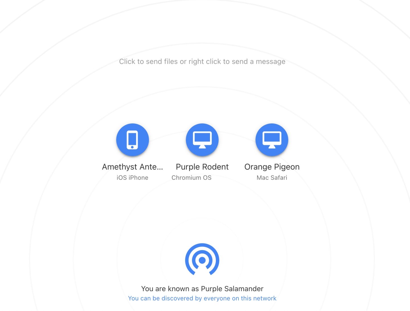 I use these 2 apps for universal AirDrop rather than pushing people to ...