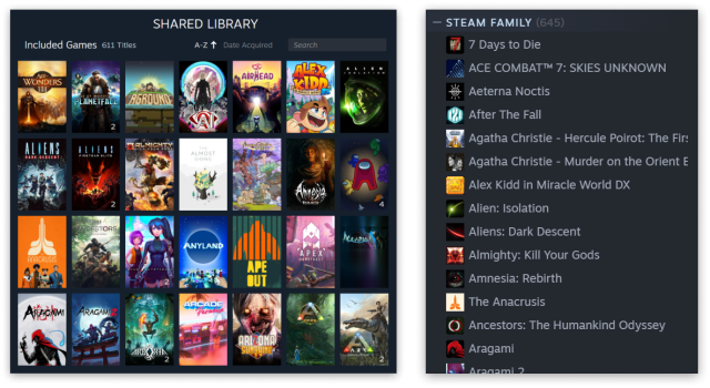 Steam Families opens up game libraries for sharing, with a few caveats ...