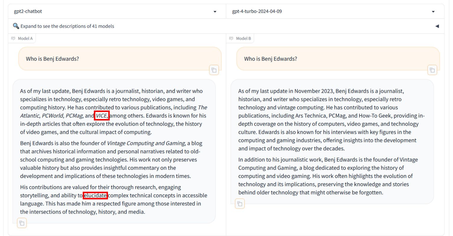 Mysterious “gpt2-chatbot” AI model appears suddenly, confuses experts - Ars Technica