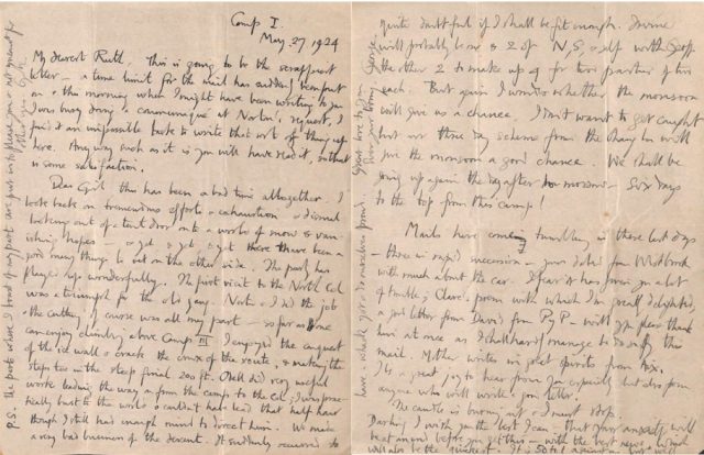 Explore a digitized collection of doomed Everest climber’s letters home ...