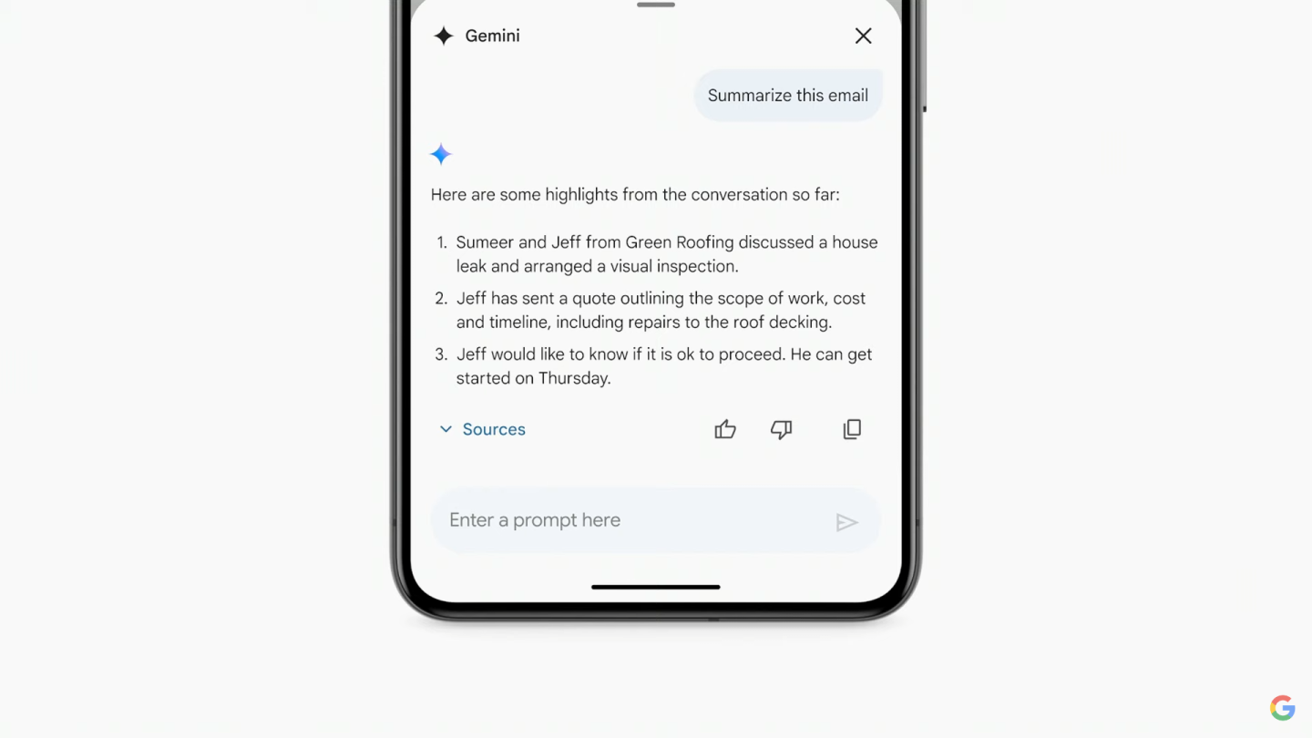 AI in Gmail will sift through emails, provide search summaries, send ...