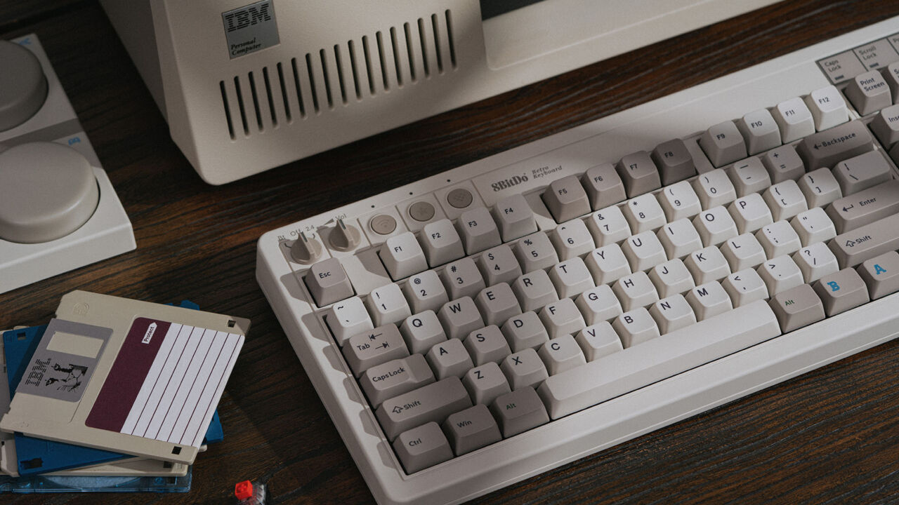 8BitDo M Edition mechanical keyboard is a modern take on IBM’s Model M ...