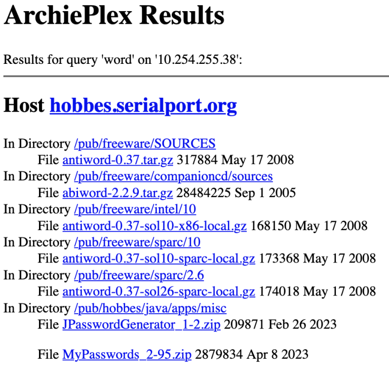 Archie, the Internet’s first search engine, is rescued and running ...