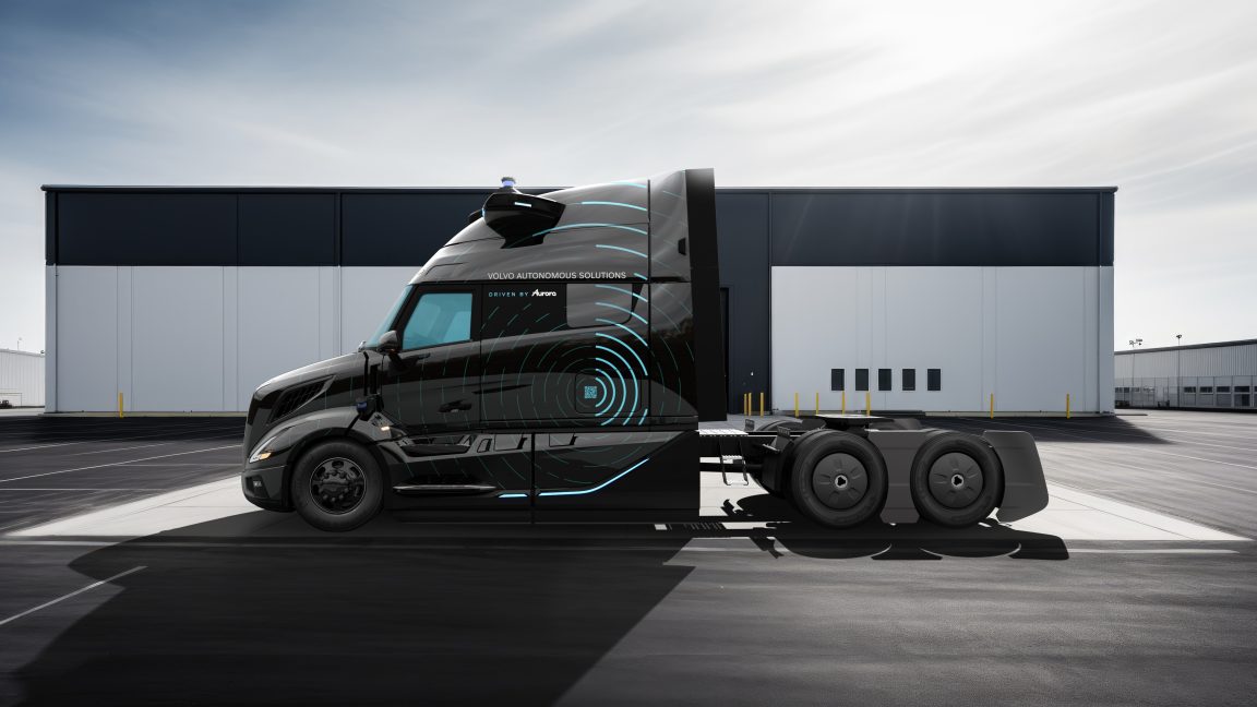 This is Volvo’s production-ready fully autonomous Class 8 truck - Ars ...