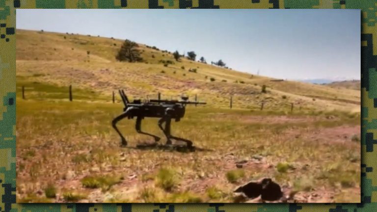 Robot dogs armed with AI-aimed rifles undergo US Marines Special Ops ...