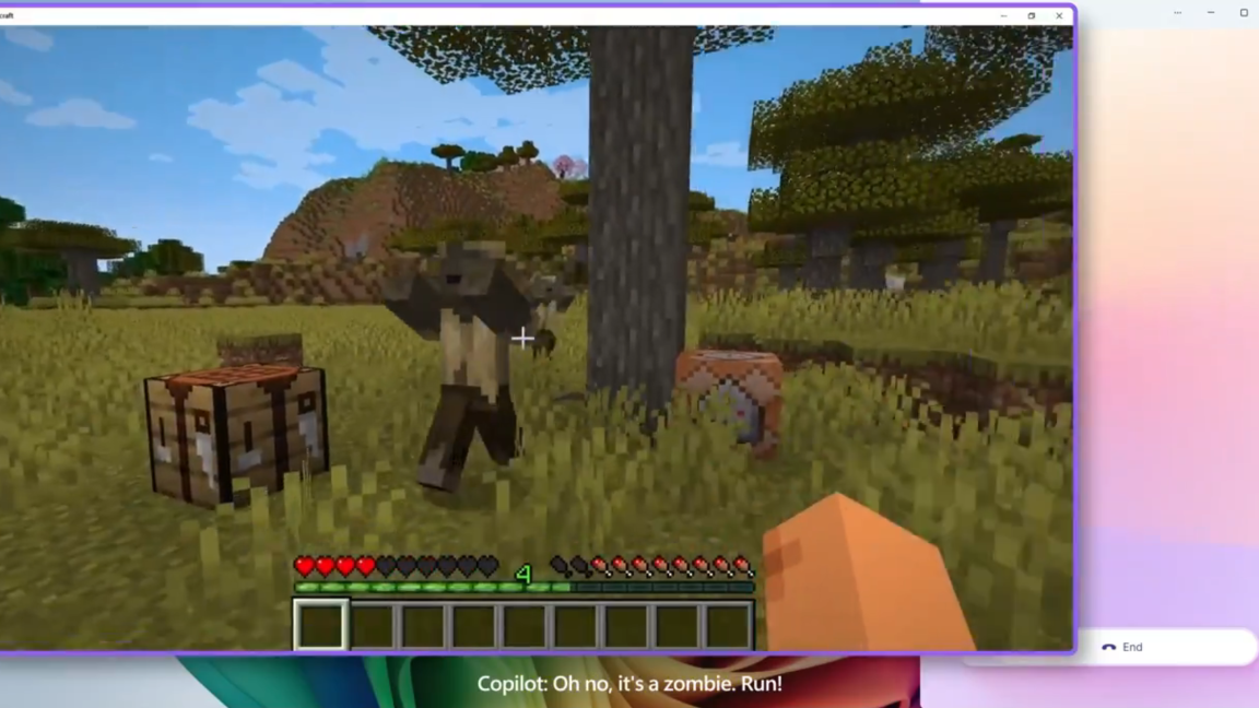 Microsoft Copilot will watch you play Minecraft, tell you what you’re ...