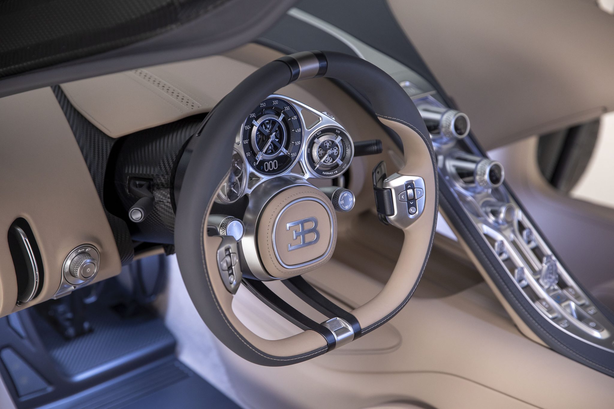 Bugatti’s new hypercar loses the turbos for a screaming V16 hybrid ...
