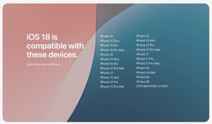 These are all the devices compatible with iOS 18 and iPadOS 18 - Ars ...