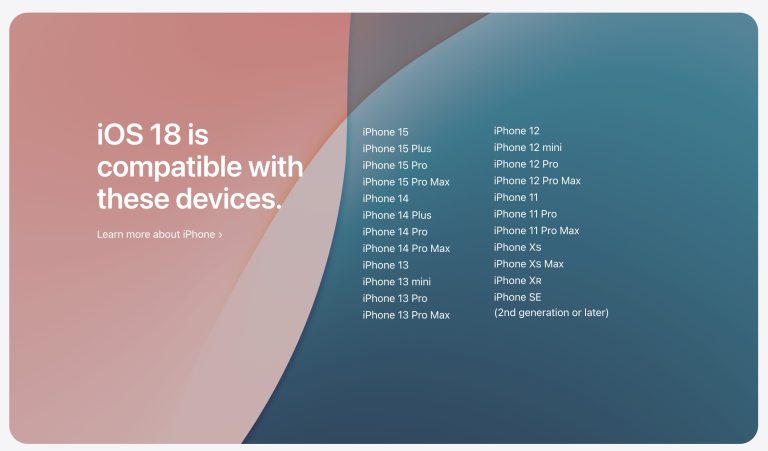 These are all the devices compatible with iOS 18 and iPadOS 18 - Ars ...