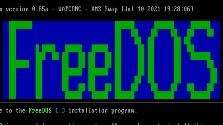 FreeDOS 1.4 brings new fixes and features to modern and vintage DOS ...