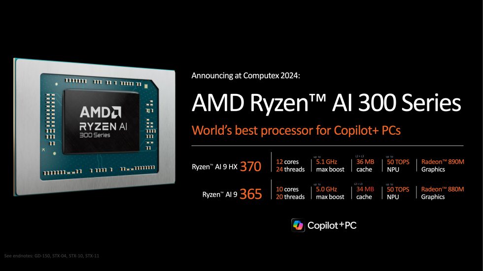 AMD intros Ryzen AI 300 chips with Zen 5, better GPU, and hugely improved NPU - Ars Technica