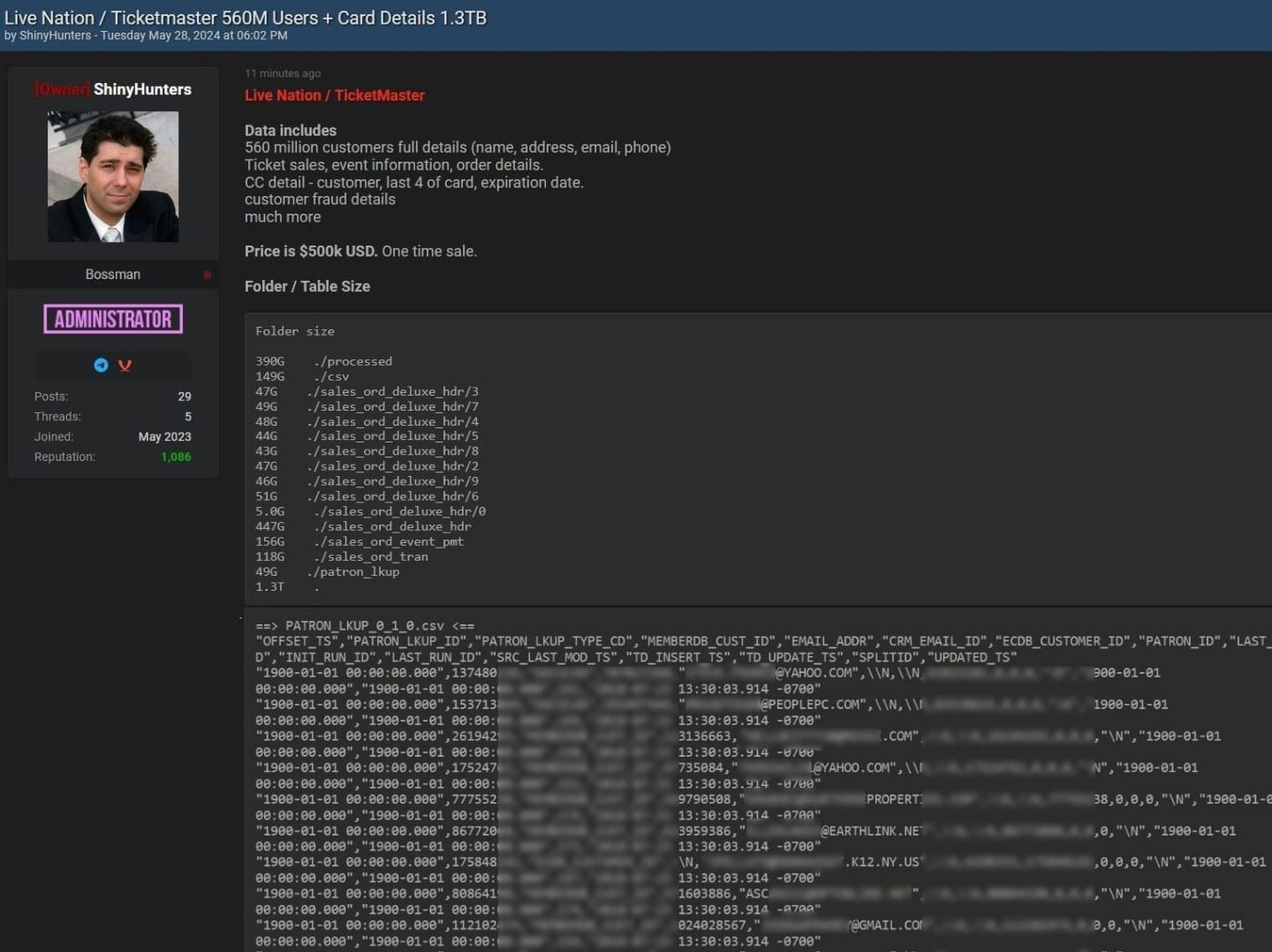 Ticketmaster hacked in what’s believed to be a spree hitting Snowflake ...