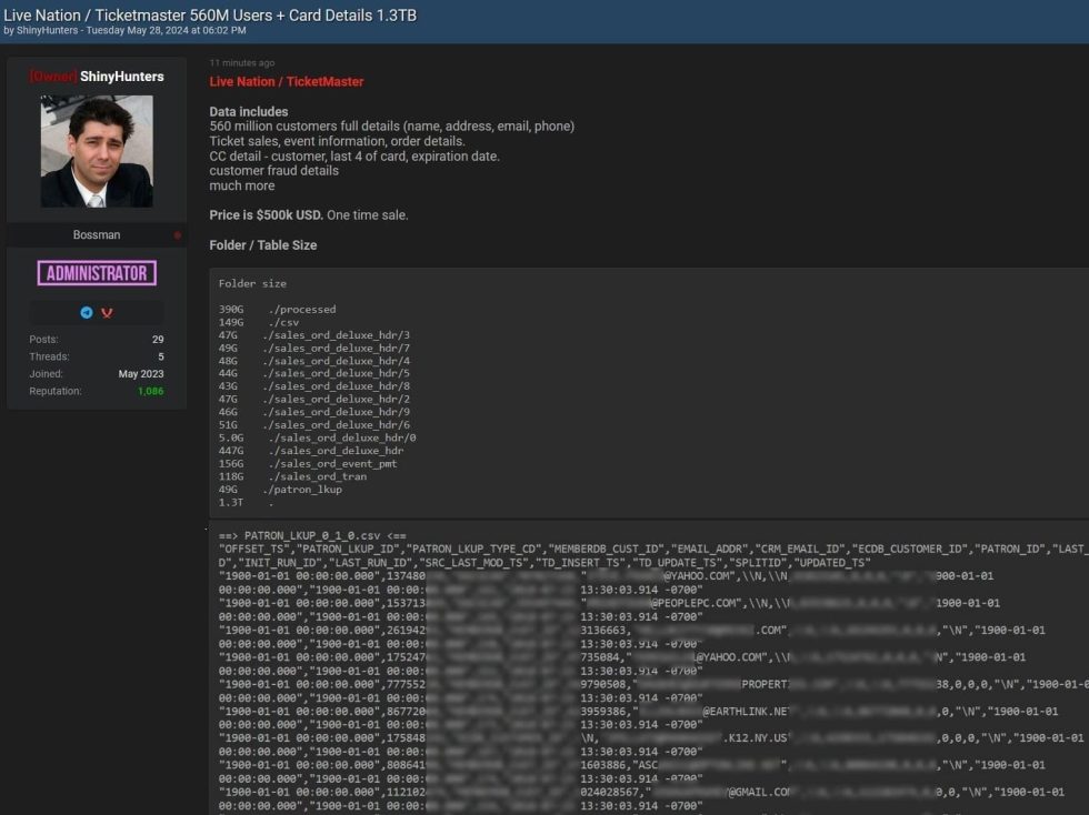 Ticketmaster hacked in what’s believed to be a spree hitting Snowflake ...