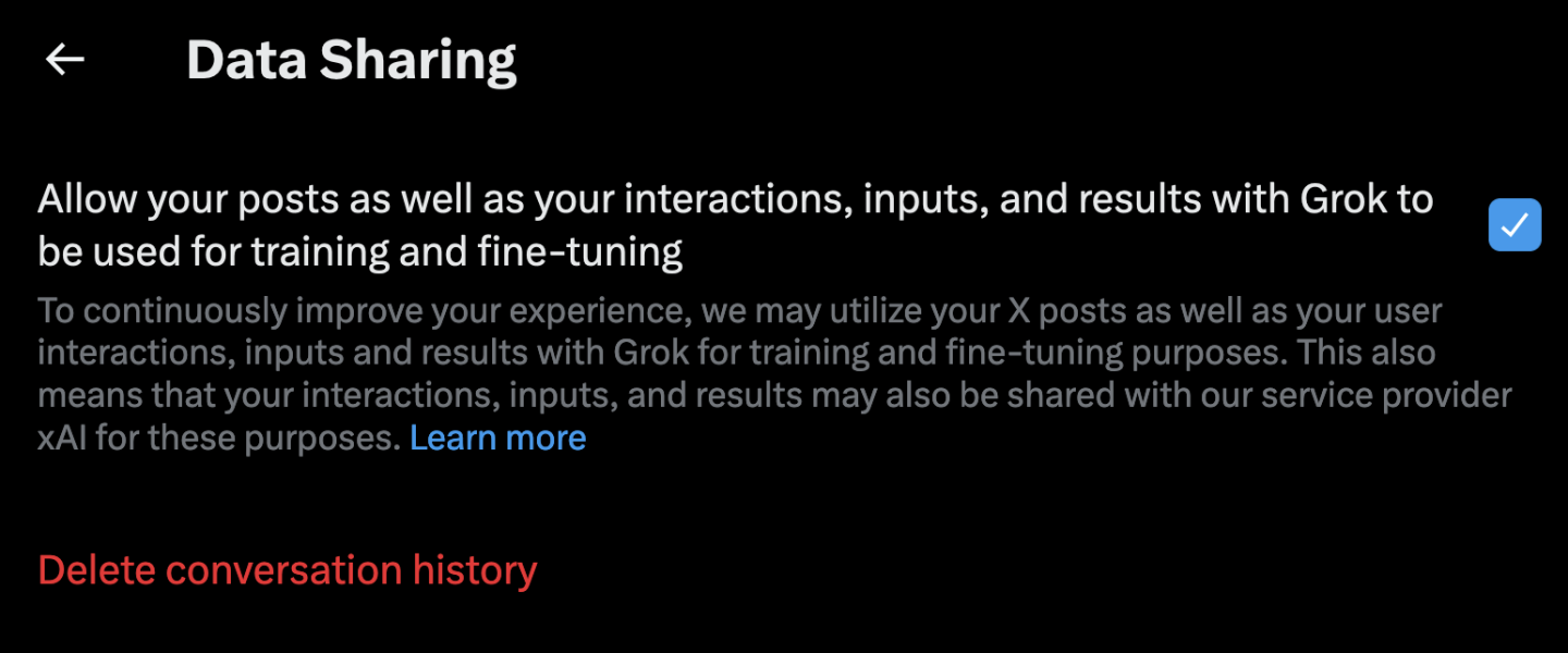 X is training Grok AI on your data—here’s how to stop it - Ars Technica