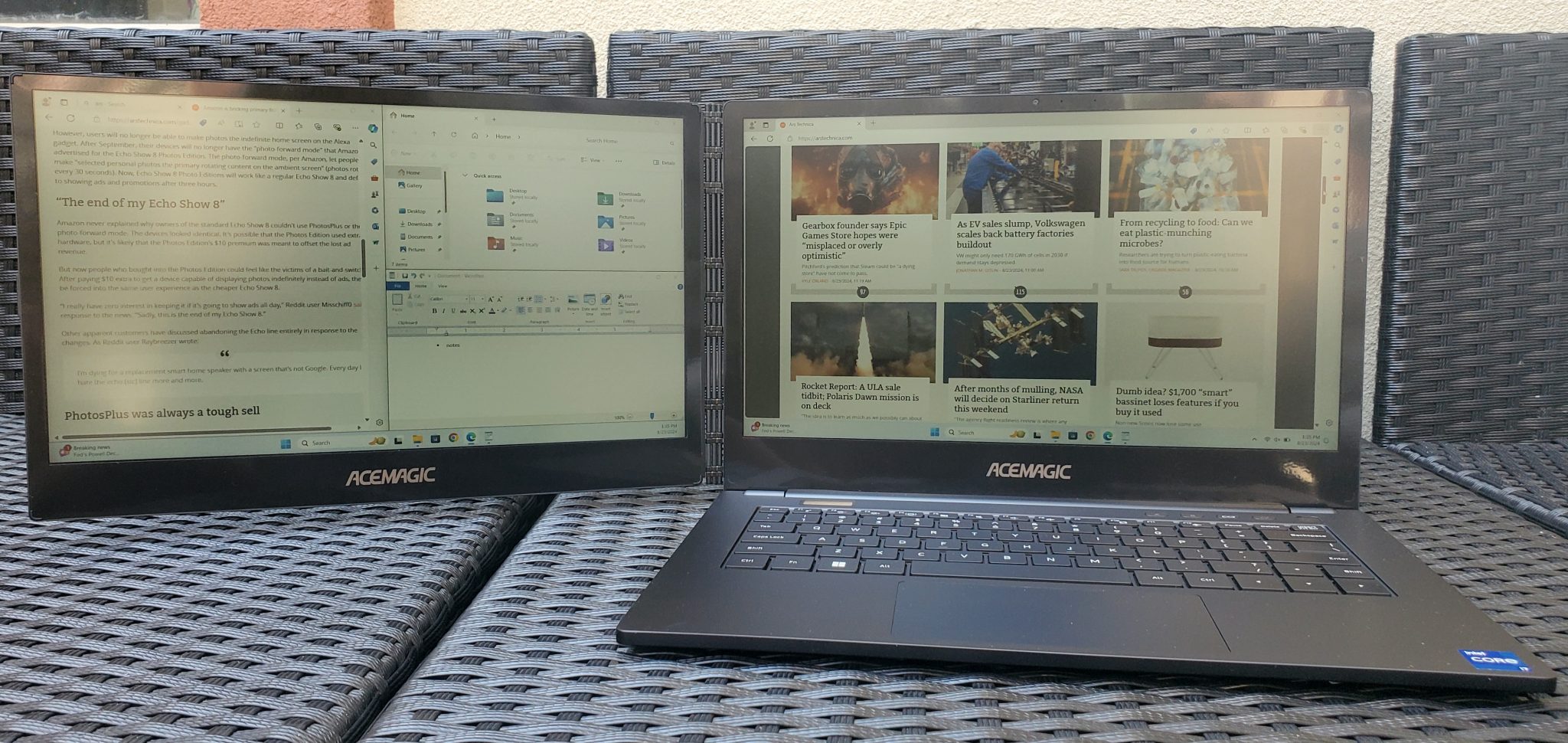 Using a dual-screen portable monitor for a month - Ars Technica