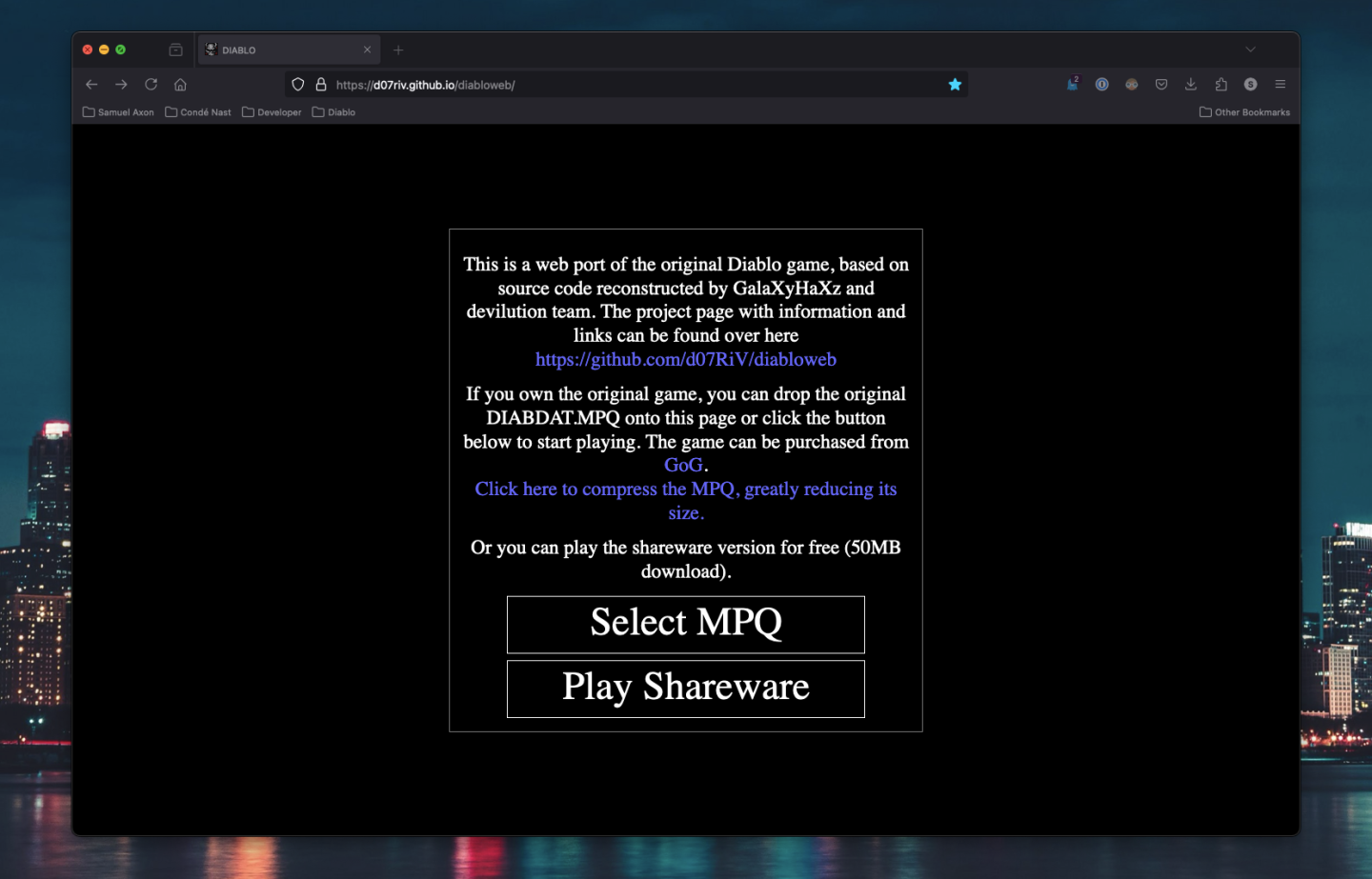 Behold, Diablo is fully playable in your browser - Ars Technica