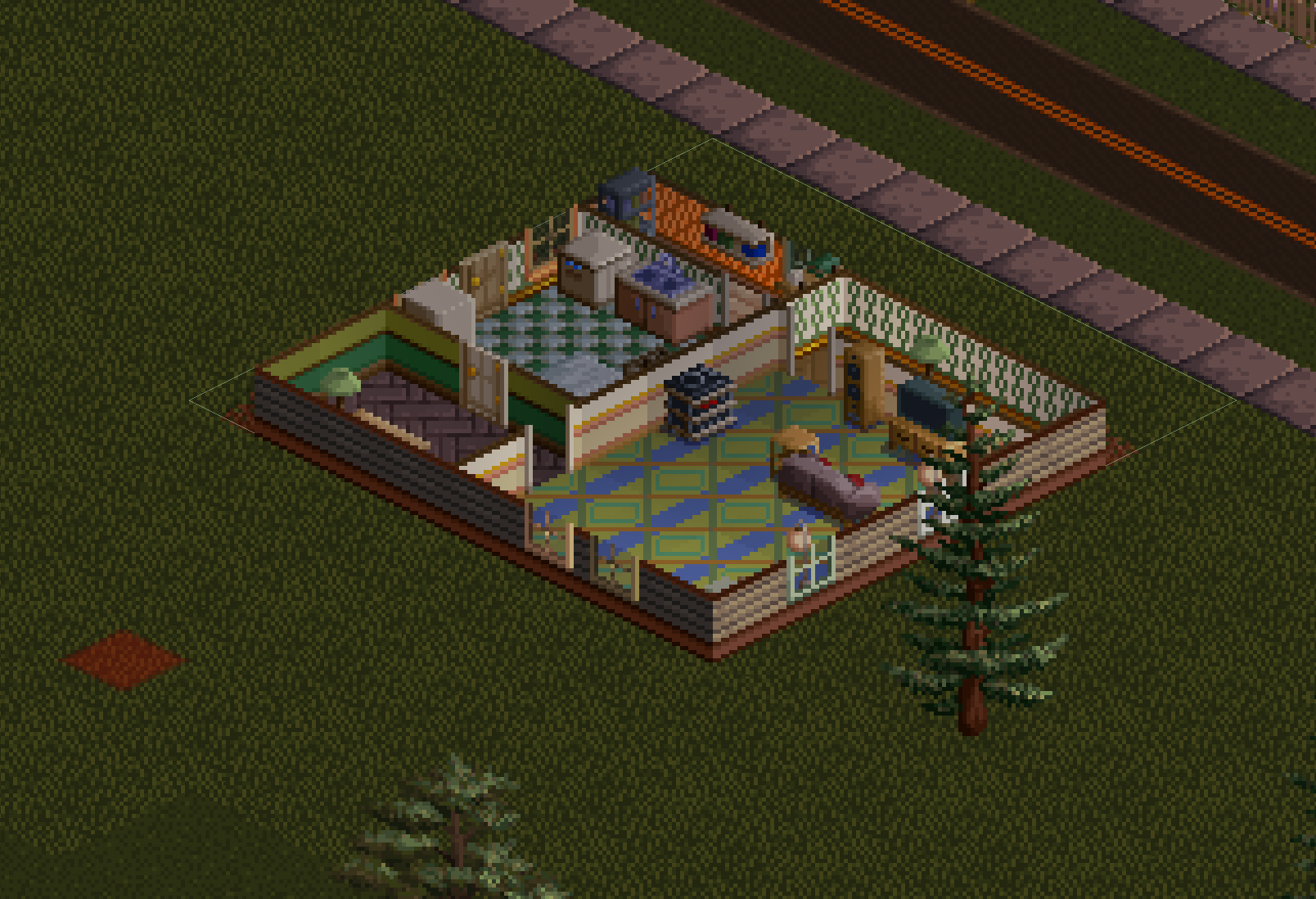 Metropolis 1998 lets you design every building in an isometric, pixel ...