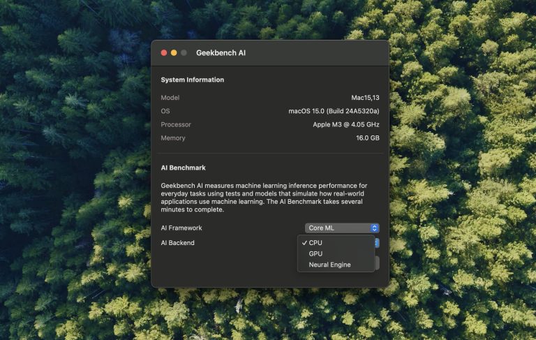 New Geekbench AI benchmark can test the performance of CPUs, GPUs, and ...