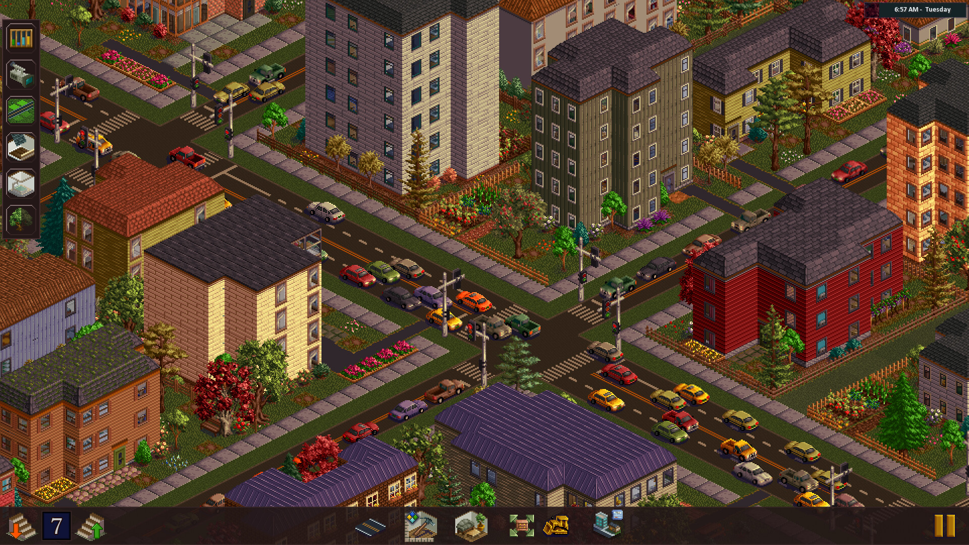 Metropolis 1998 lets you design every building in an isometric, pixel ...
