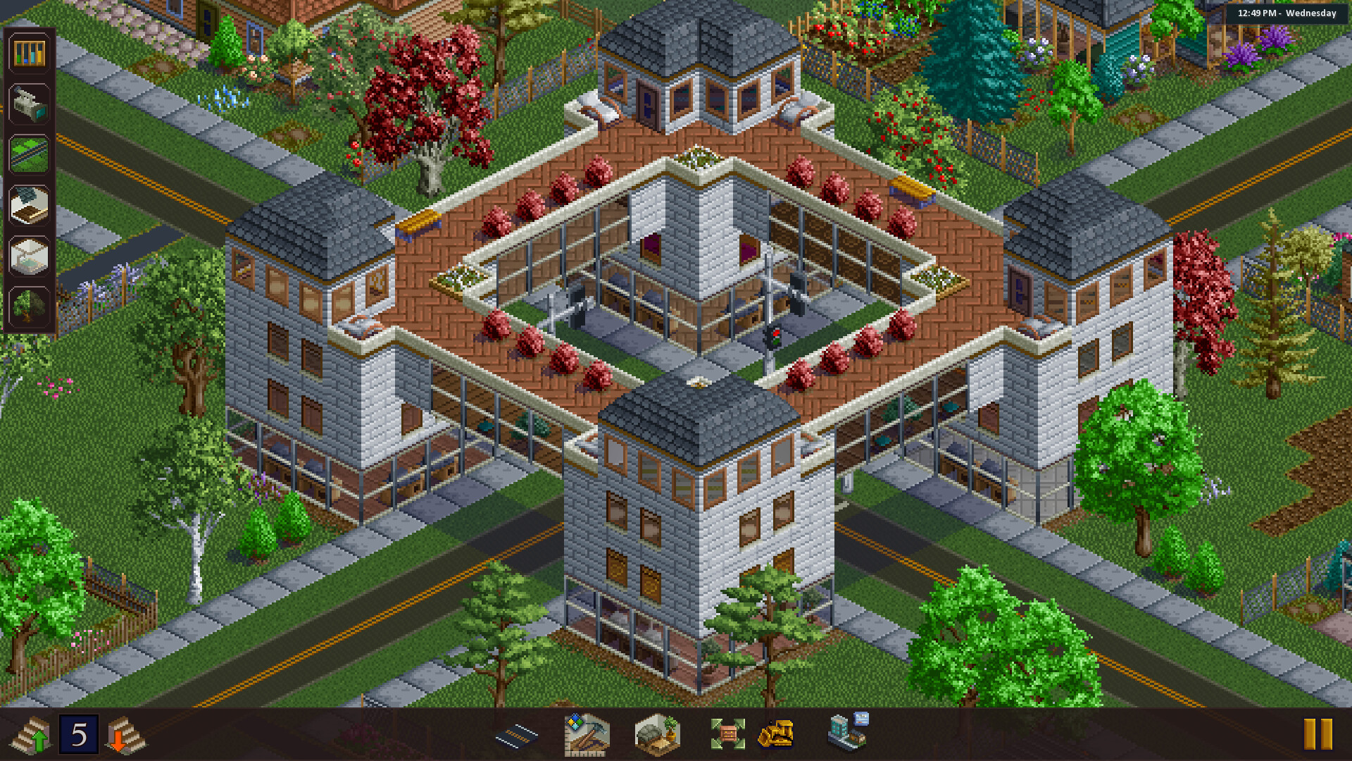 Metropolis 1998 lets you design every building in an isometric, pixel ...