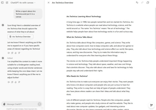 OpenAI’s Canvas can translate code between languages with a click - Ars ...
