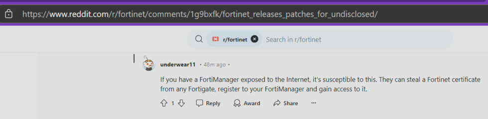 FortiGate admins report active exploitation 0-day. Vendor isn’t talking ...