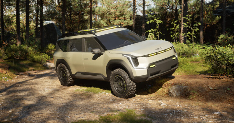 Kia says its new EV camper concept is the “ideal escape pod”