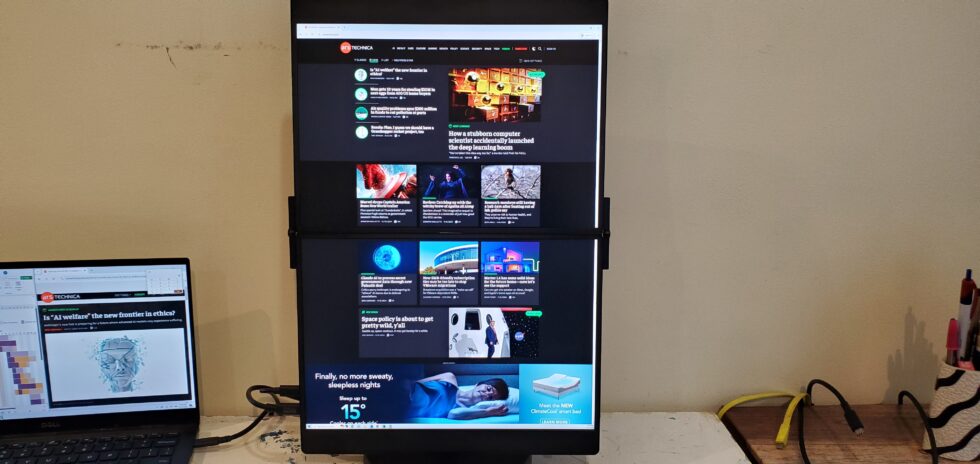 Using a dual-screen portable monitor for a month - Ars Technica