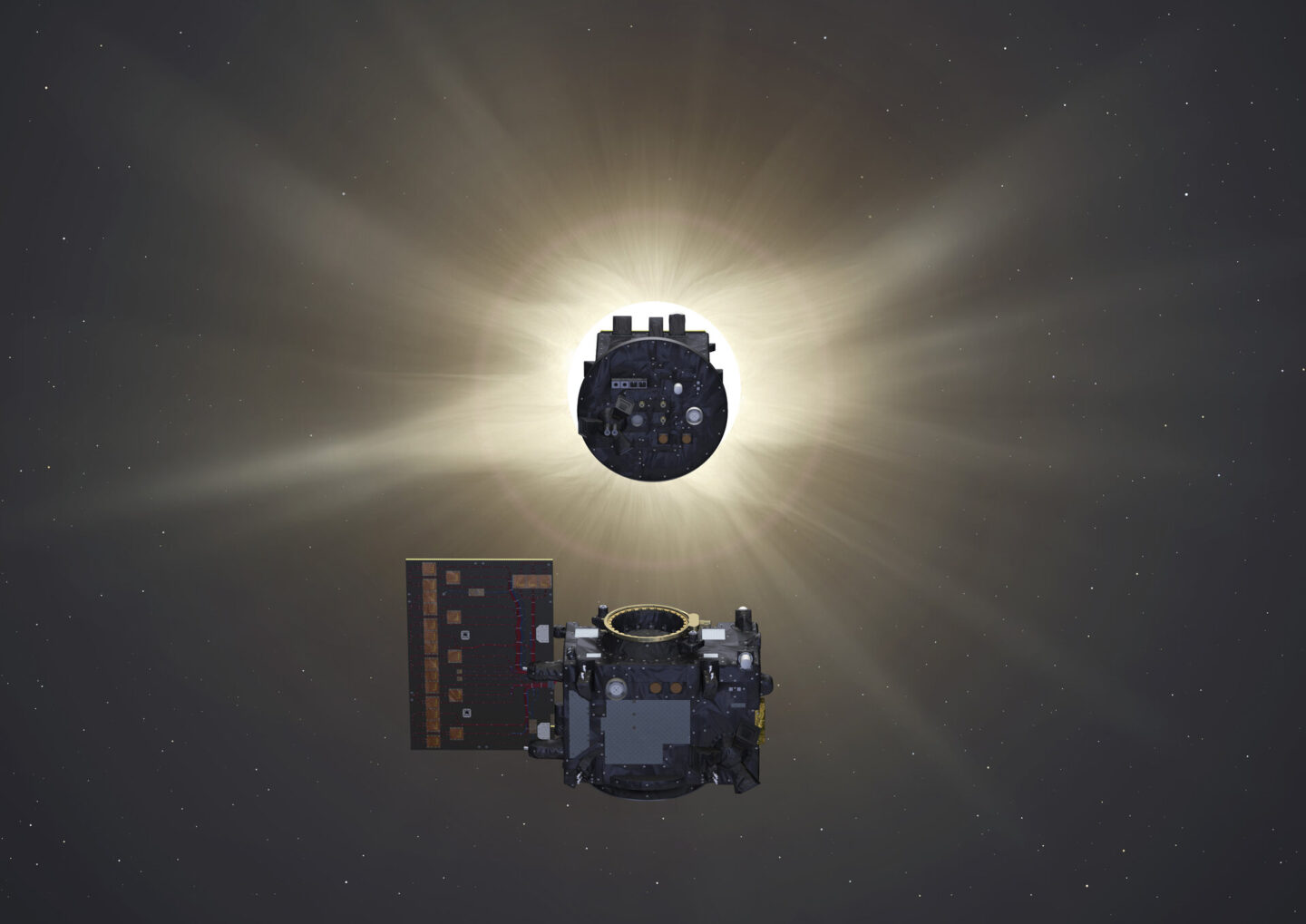Two European satellites launch on mission to blot out the Sun—for ...