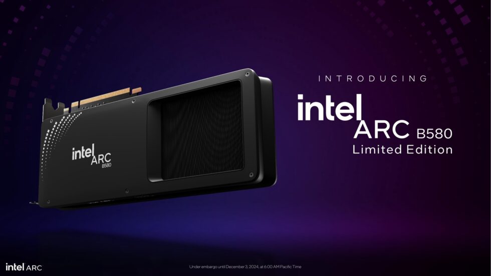 Intel’s second-generation Arc B580 GPU beats Nvidia’s RTX 4060 for $249 ...