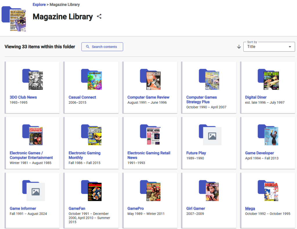VGHF opens free online access to 1,500 classic game mags, 30K historic ...