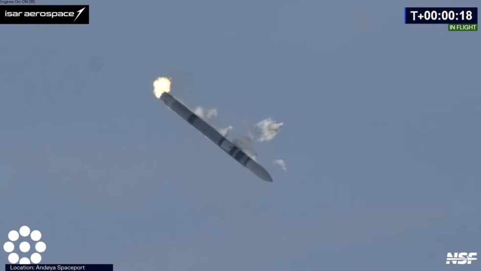 The first flight of Isar Aerospace’s Spectrum rocket lasted just 40 ...