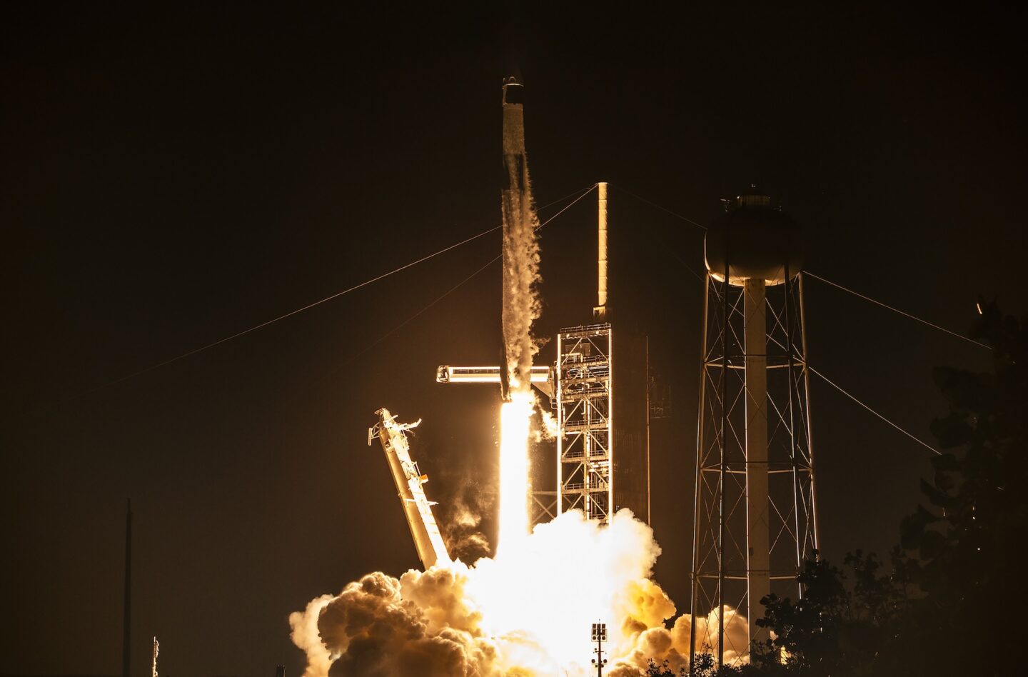 Four private astronauts launch on first human mission to fly over the ...